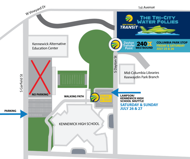 BFT TRI-CITIES WATER FOLLIES SHUTTLE - Ben Franklin Transit