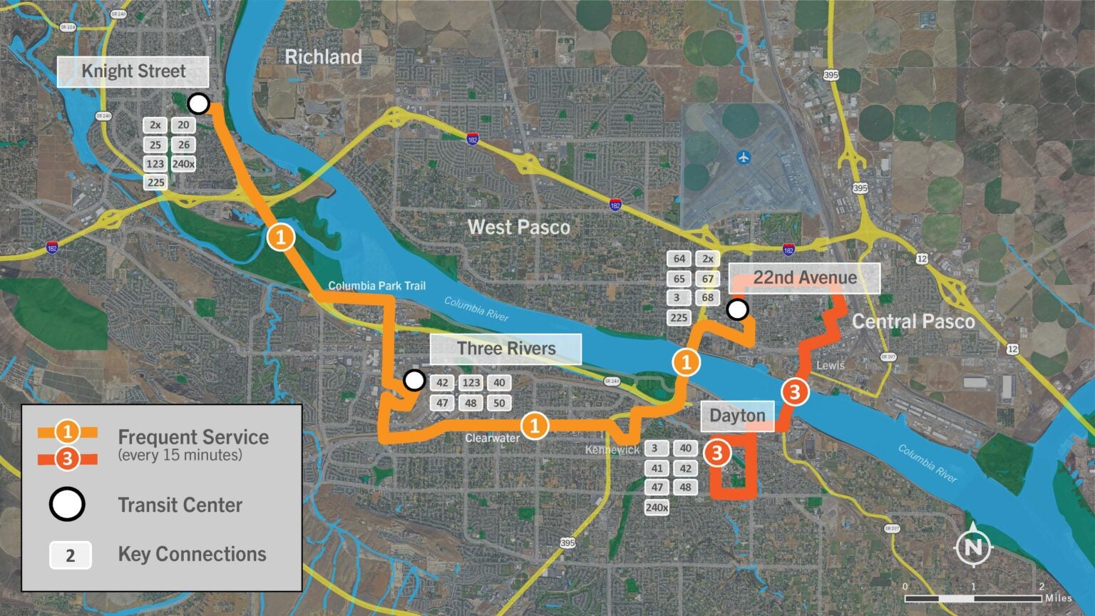 Frequent Service Corridor - Ben Franklin Transit